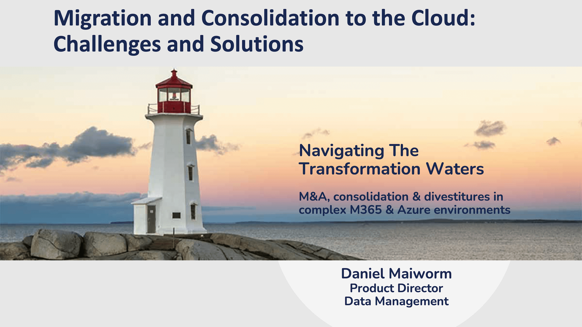 Migration And Consolidation To The Cloud Challenges And Solutions